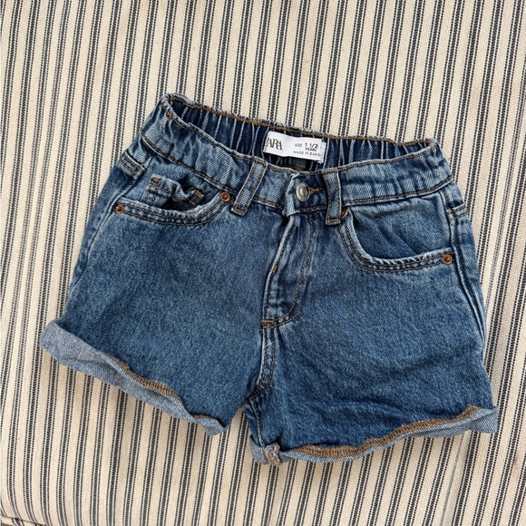 Zara | Bottoms | Zara Blue Jean Shorts Classic Denim Style | Poshmark